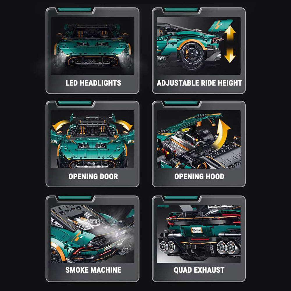 The Ultimate V12 British Racecar 3793pcs