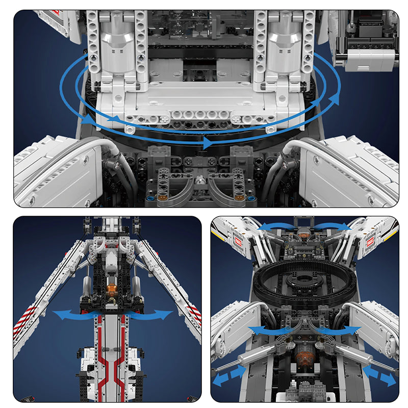 Heavy Duty Remote Controlled Crane V2 8505pcs – TheBlockZone