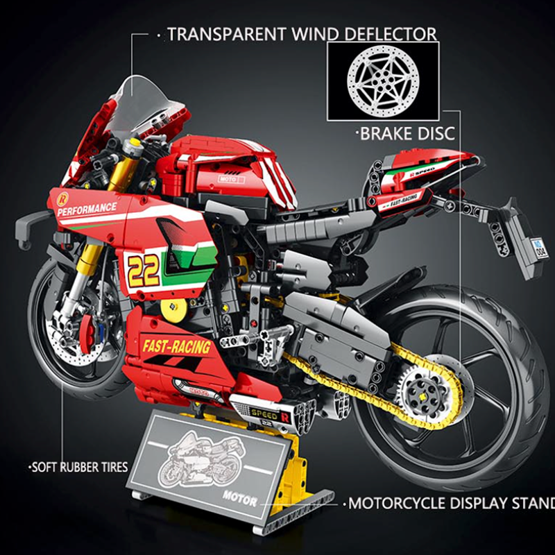 "Red Devil" Race Bike 1965pcs – TheBlockZone