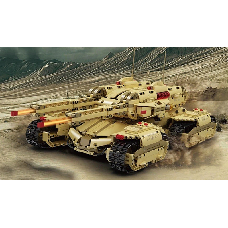 Remote Controlled Army 4 Track Tank 3295pcs – TheBlockZone